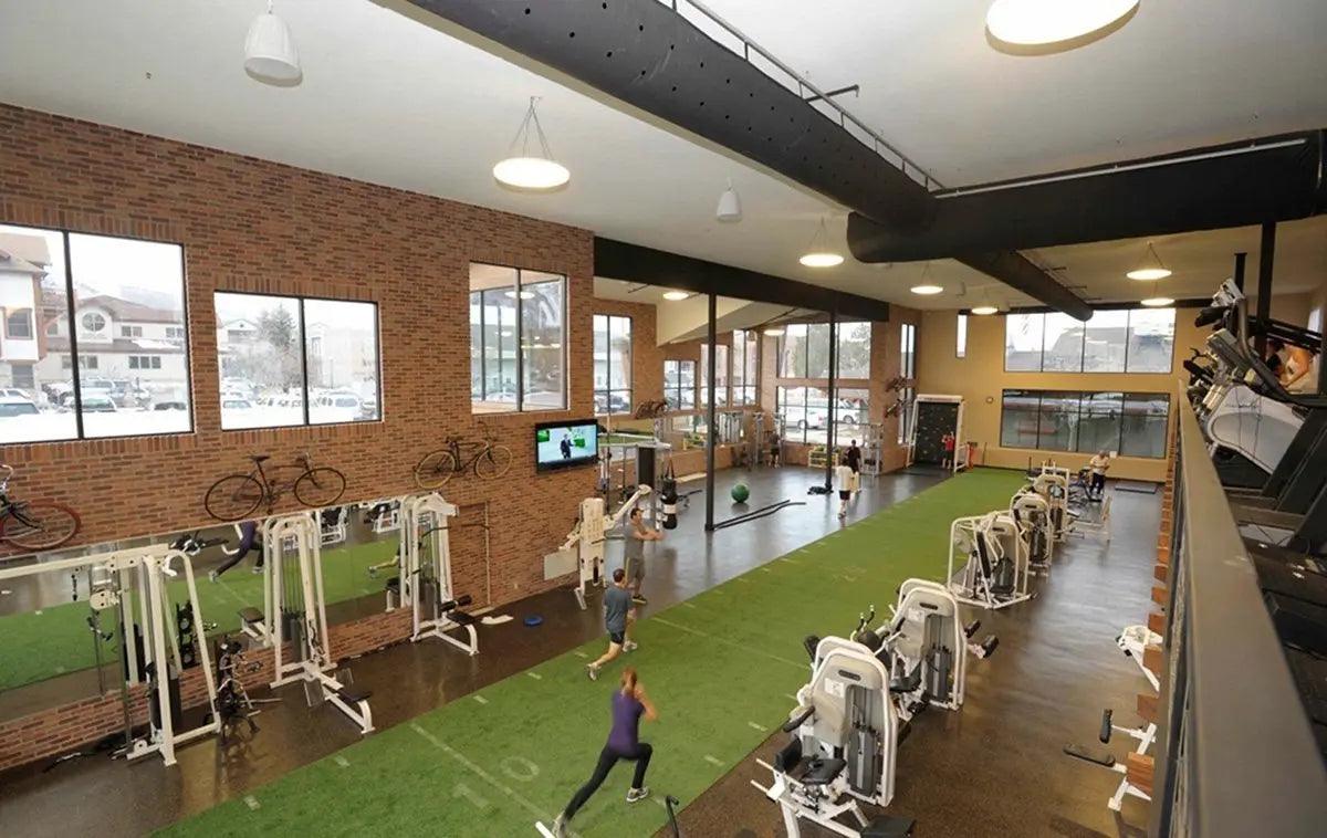 Indoor Green Turf Sprint Track: Boost Gym Workouts with Sled and Sprint ...