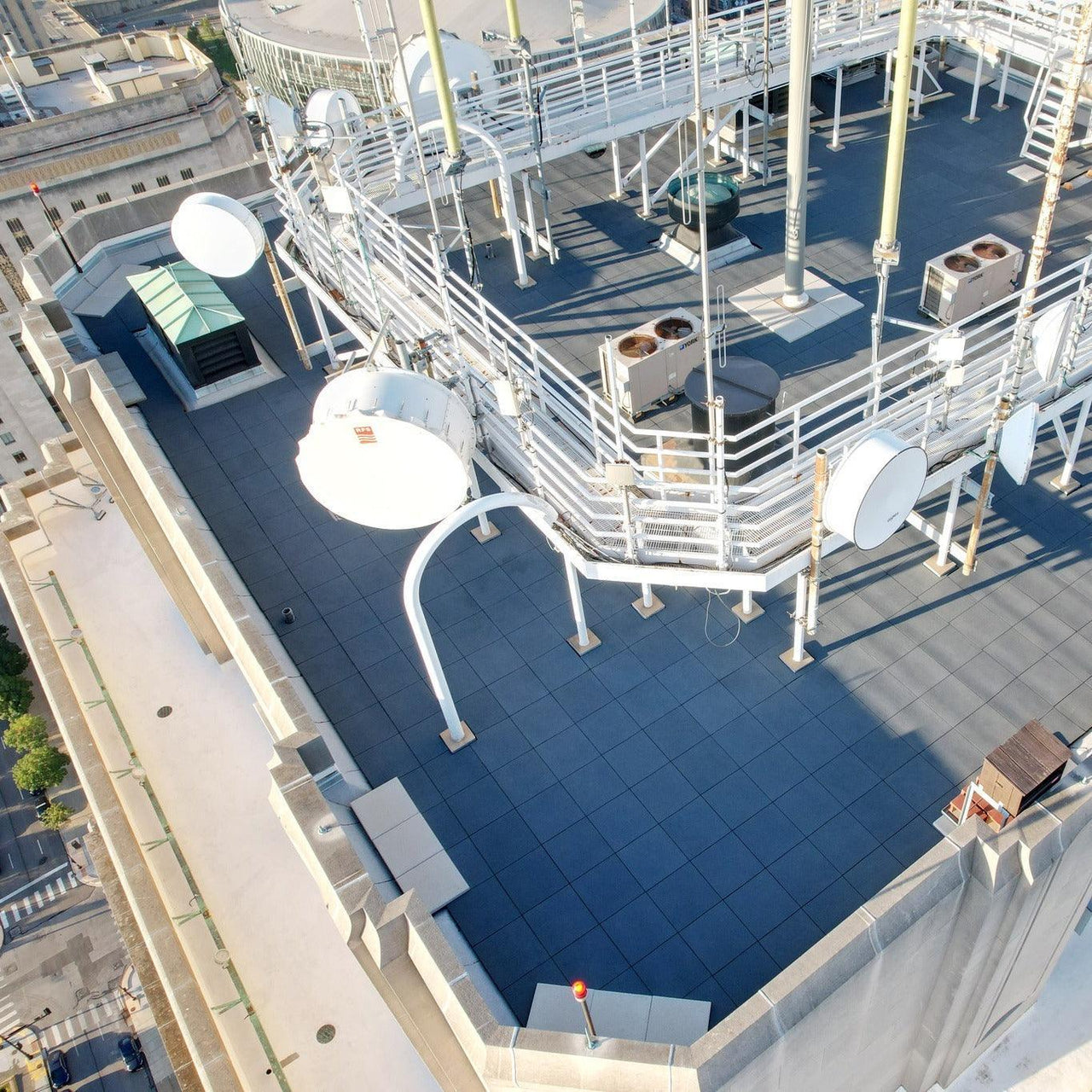 Rubber Rooftop Flooring Tiles – Sprung Gym Flooring