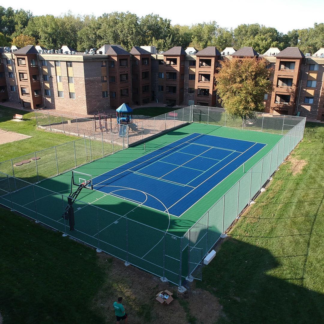Tennis Court System (Doubles) | Includes Court Markings – Sprung Gym ...