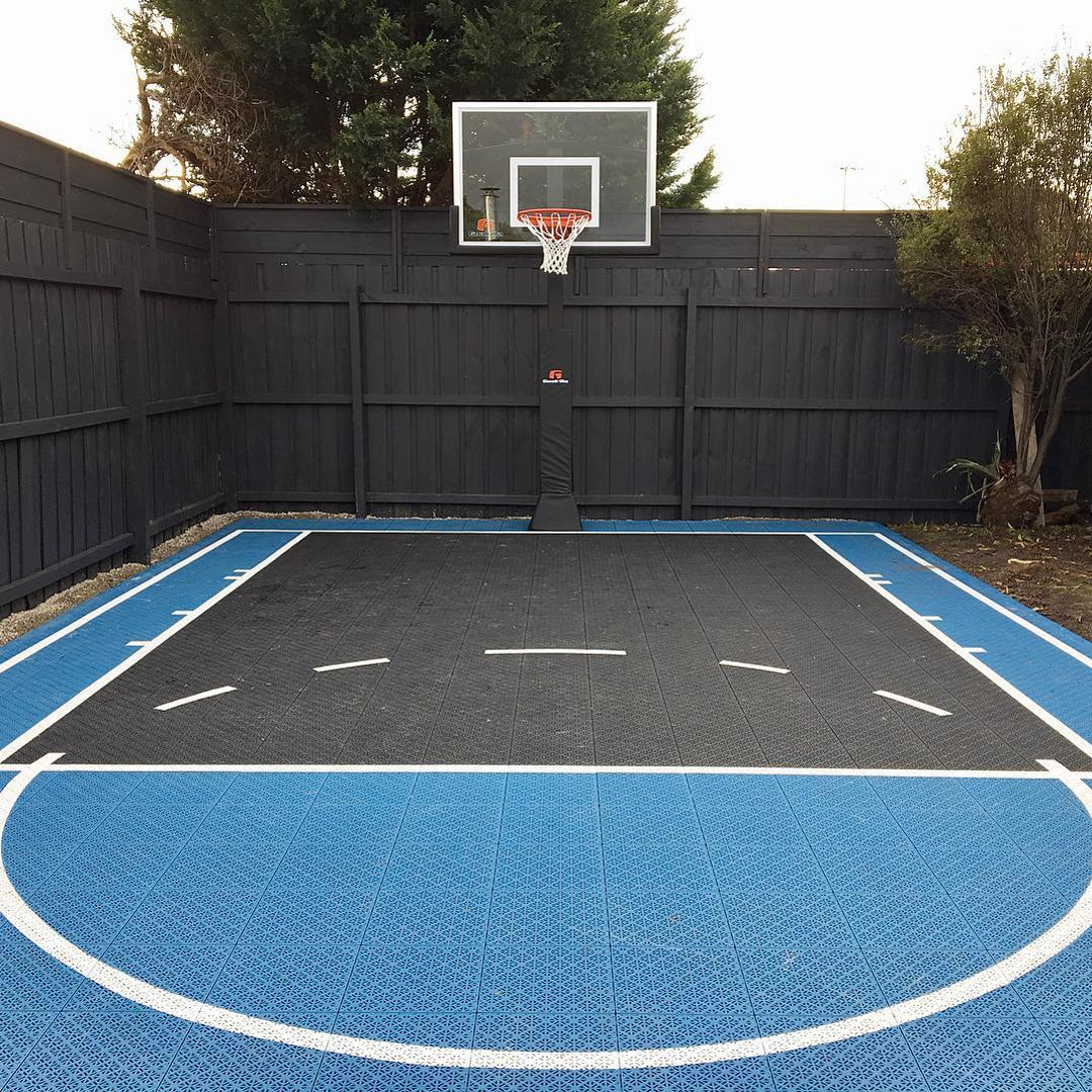 Full Size Korfball Court with Markings – Sprung Gym Flooring