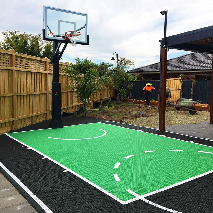 Basketball Court Flooring - Mini Court | Includes Court Markings | Per