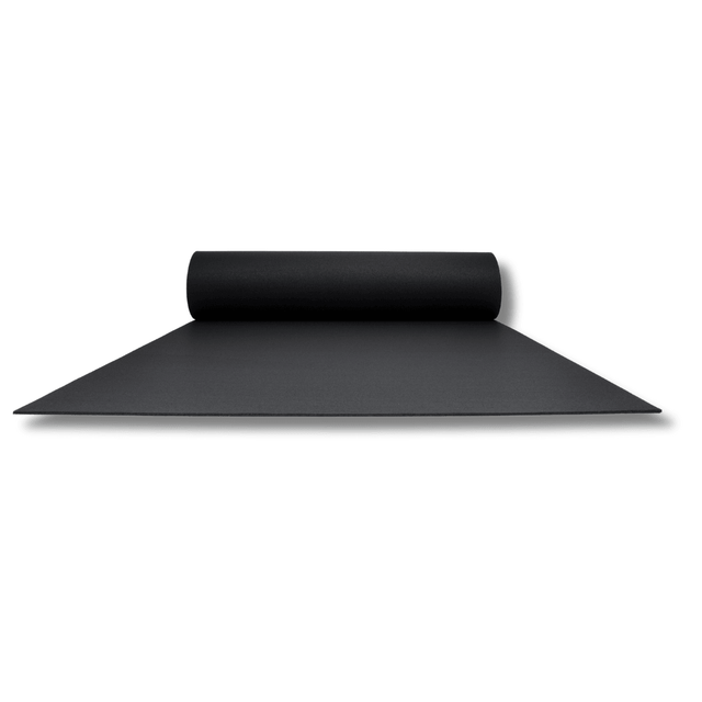 10m² Rubber Mat Roll - Jet Black | 4mm, 6mm, 8mm & 10mm Thickness Options