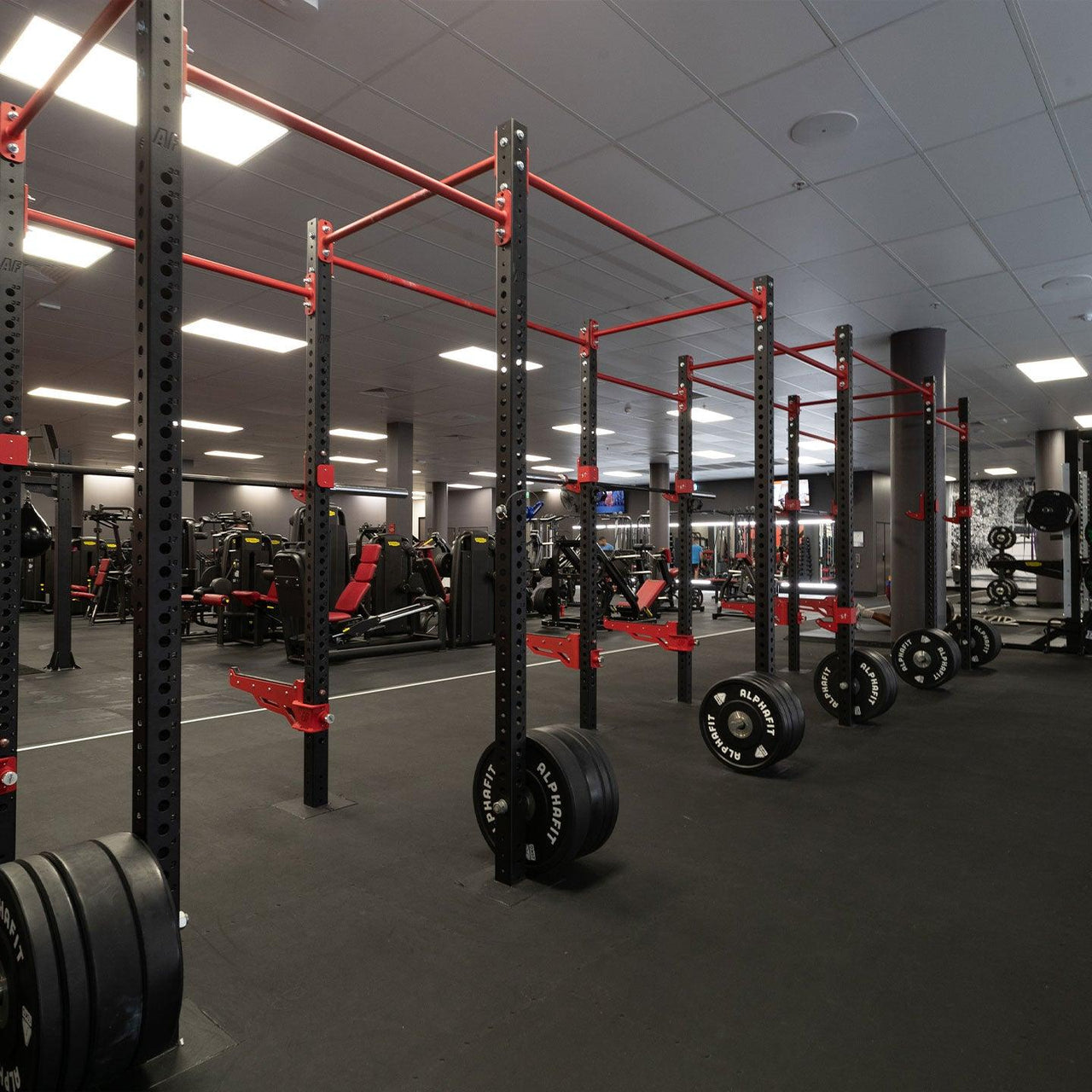 12.5m2 Roll Jet Black | Rubber Mat – Sprung Gym Flooring