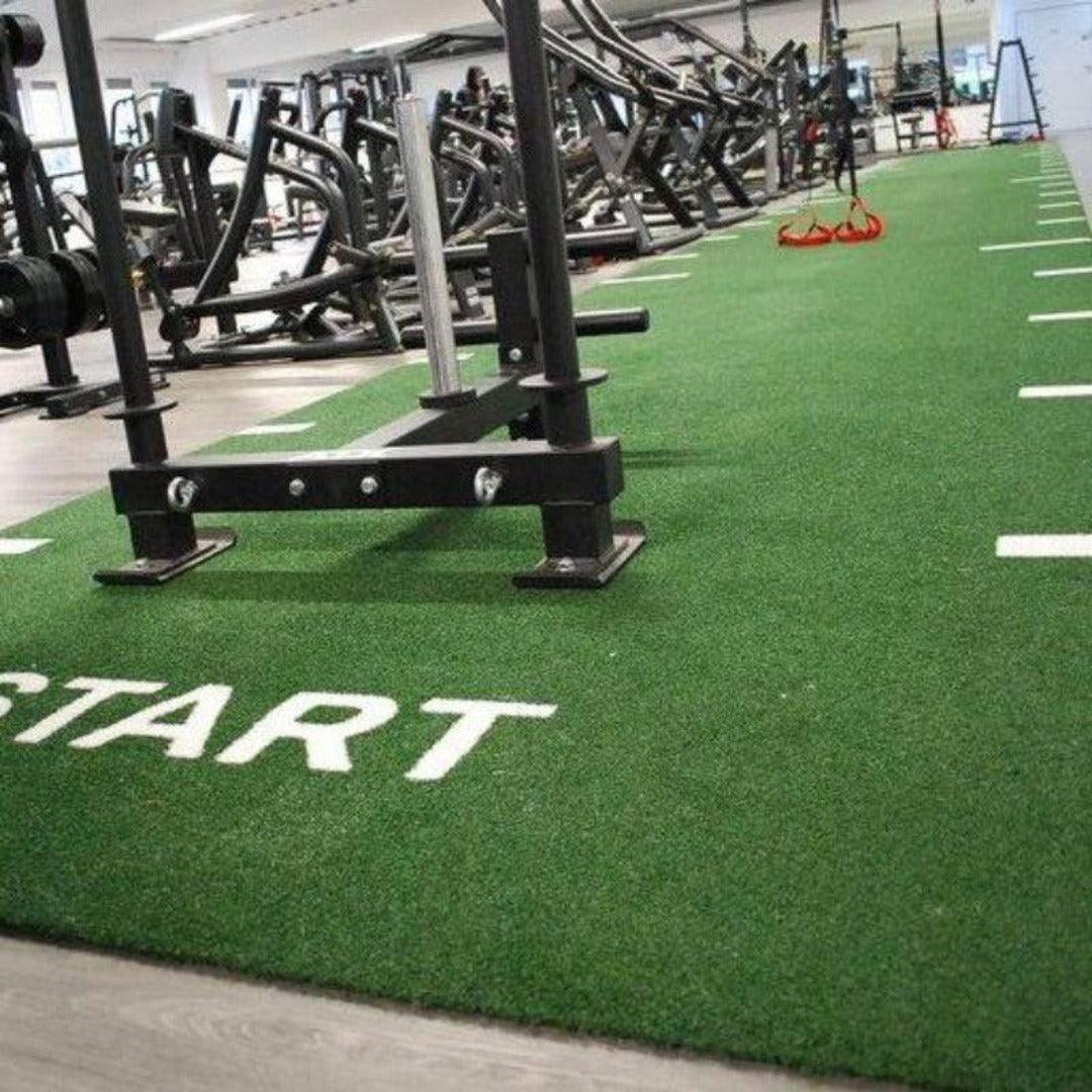 Sprint Tracks | Sled Track | Sprint Turf – Sprung Gym Flooring