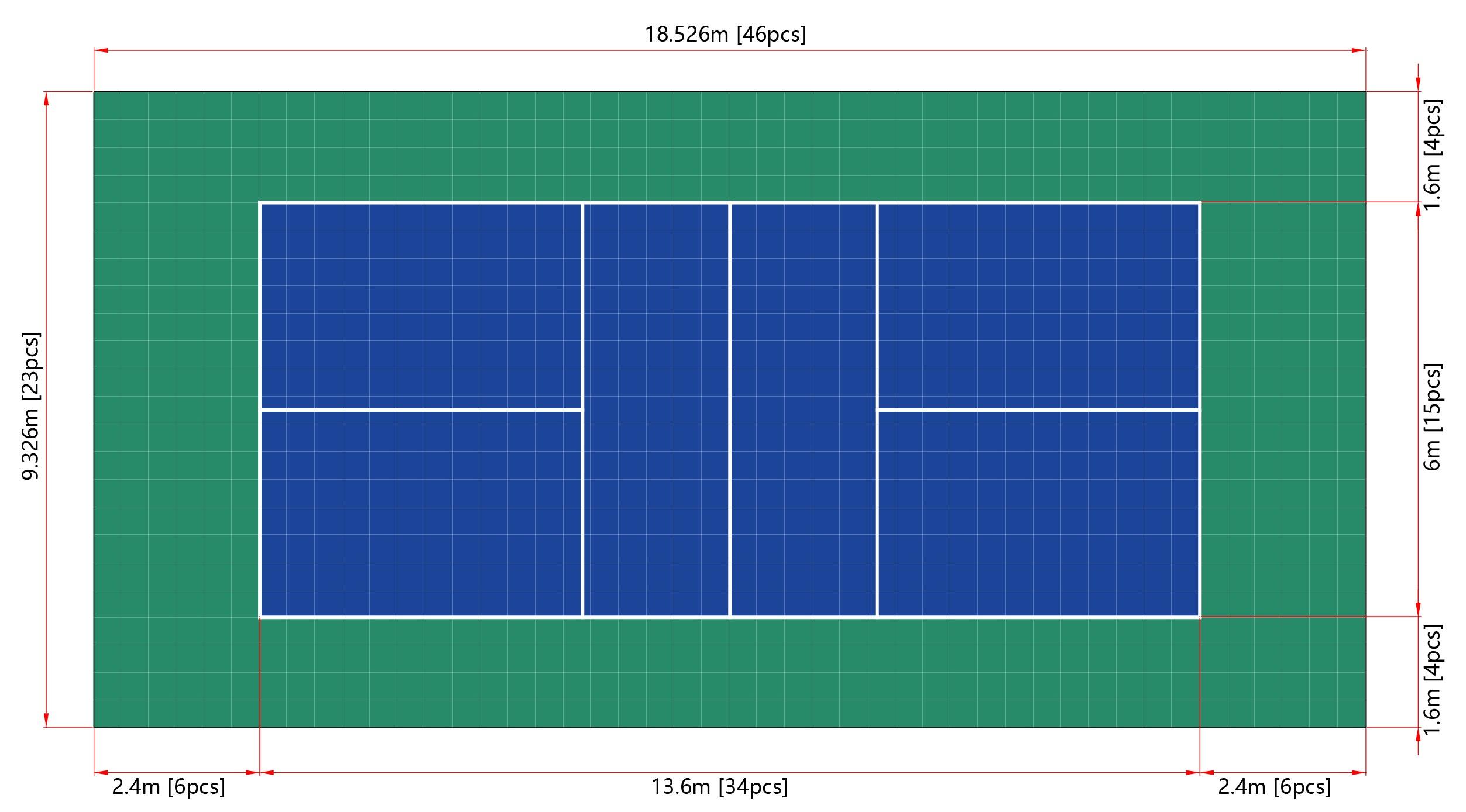 Pickleball Court System | Includes Court Markings – Sprung Gym Flooring