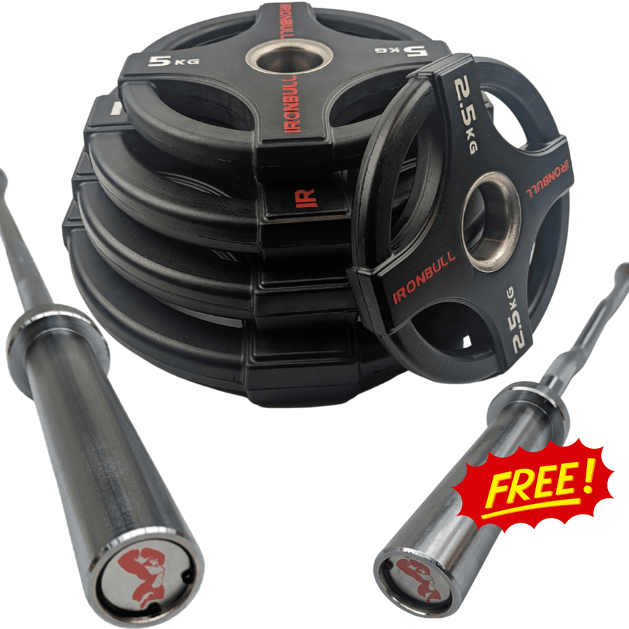 Olympic Quad Grip Plates | SuperStrong Fitness